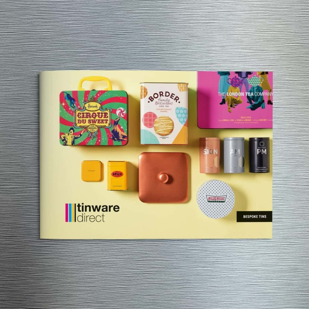 Brochure design for Tinware Direct | JM Creates | Herts UK